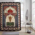 Archway Columns Shower Curtain for Bathroom, Vintage Ethic Traditional ...