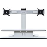 Lorell, LLR99549, Sit-to-Stand Electric Desk Riser, 1 Each, White ...