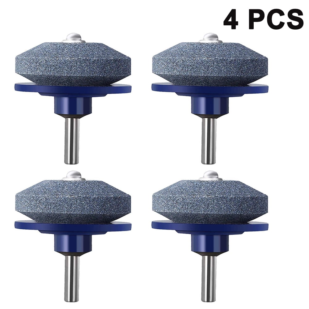 4pcs Lawn Mower Blade Sharpener Universal for Any Power Drill / Hand ...