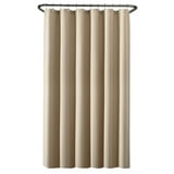 NEWEEN Brown Solid Polyester Shower Liners, 72" x 70" - Walmart.com