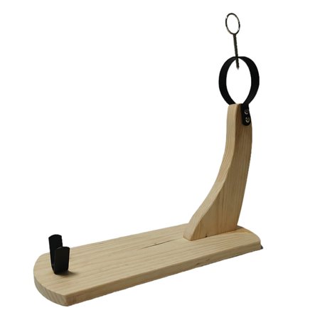 AOZBZ Ham Stand Ham Stand Set Stable Big Size Wood Ham Holder And Knife ...