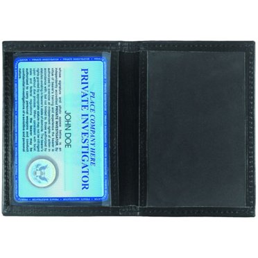 Hero’s Pride Deluxe Compact Bi-Fold ID Case – Circle Cutout, Fits 2-1/4 ...