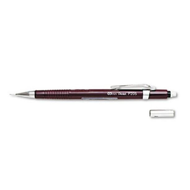 Pentel Sharp Mechanical Drafting Pencil 0.5 mm Burgundy Barrel ...