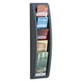 Paperflow Quick Fit Systems Wall Mounted Literature Display, Five ...