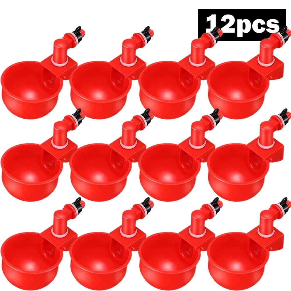 Automatic Chicken Waterer Cups Chicken Coop Accessories Filling Poultry ...