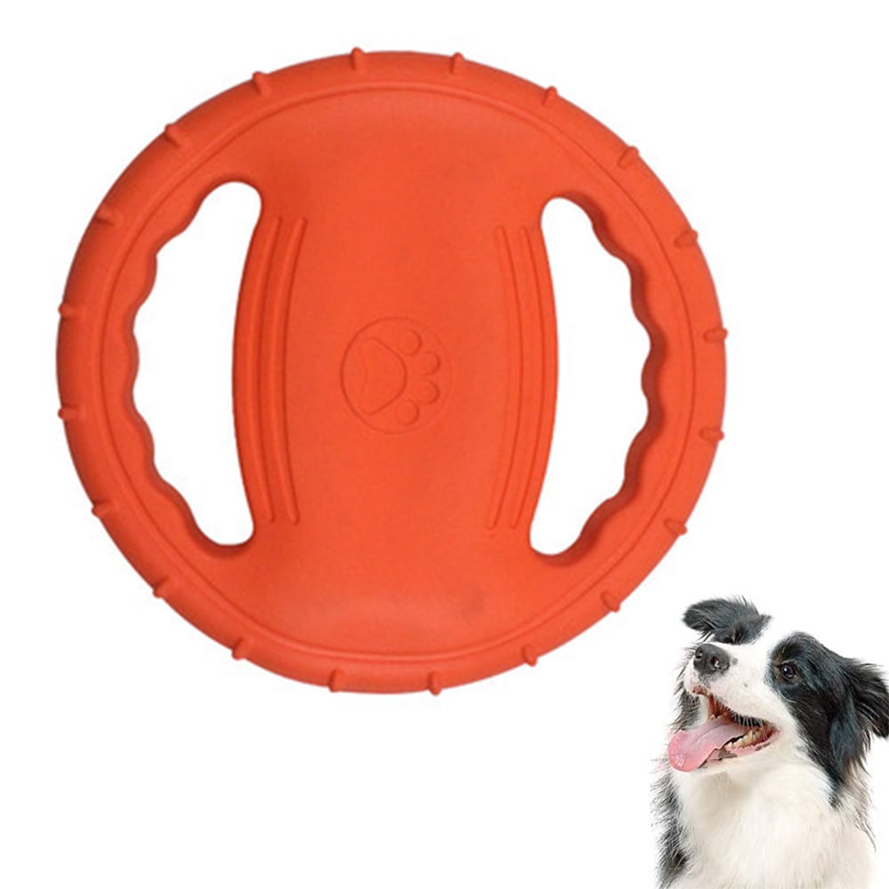 Click here for Leining Dog Flying Disc Toy rubber Dog Bite Resist... prices