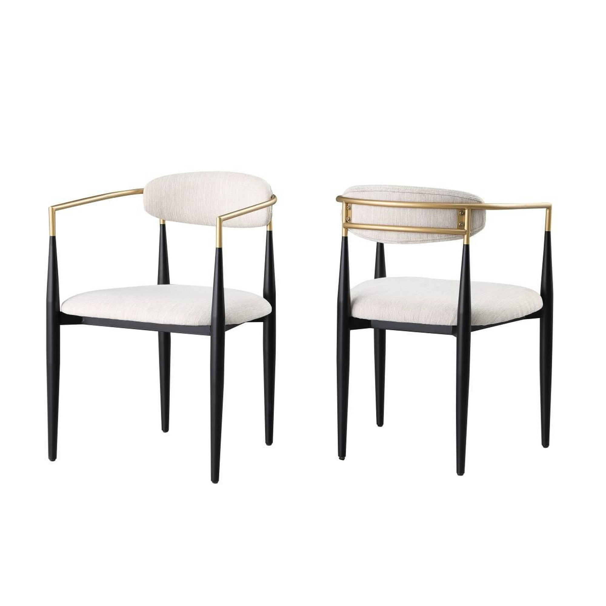 Click here for Brassex Diana Dining Chair  Set Of 2  Beige prices