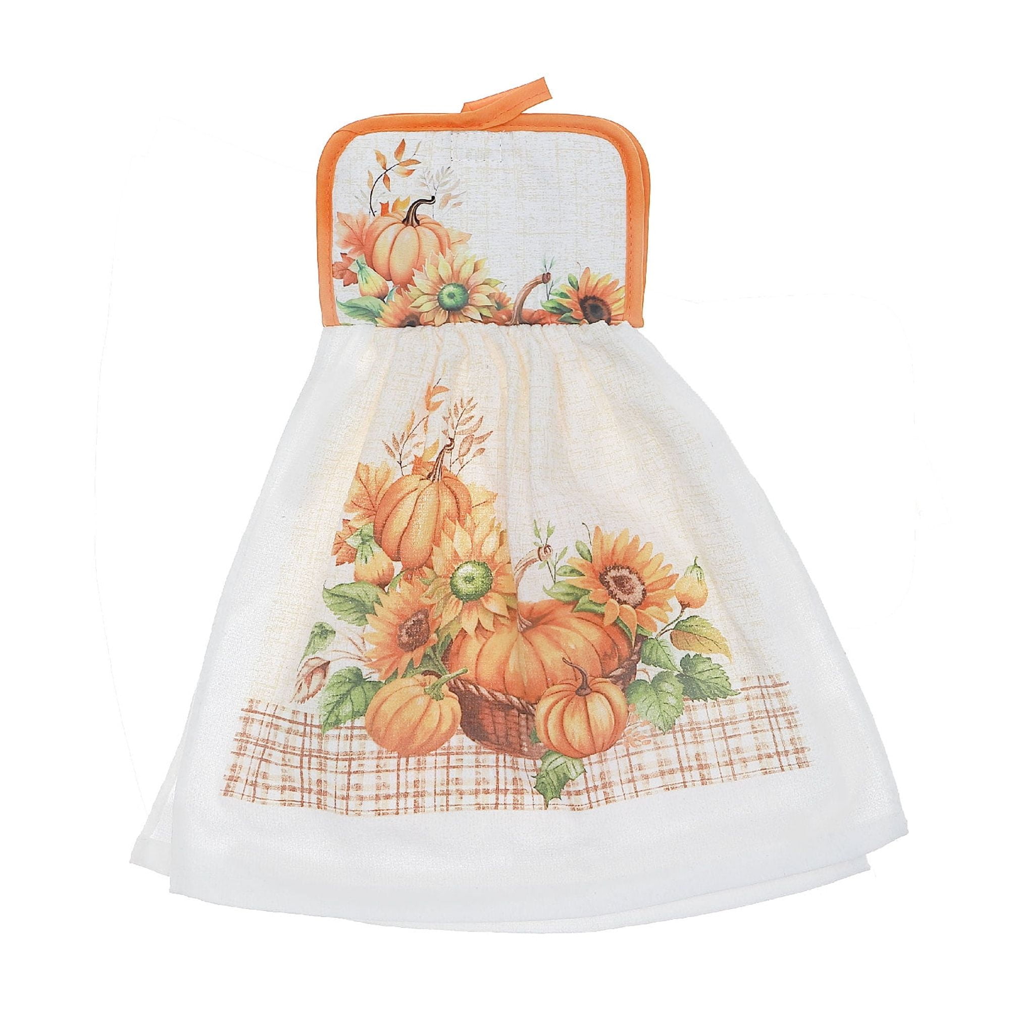 Click here for Ih Casadécor Tie Hand Towel (Pumpkin) - Set Of 2 1... prices