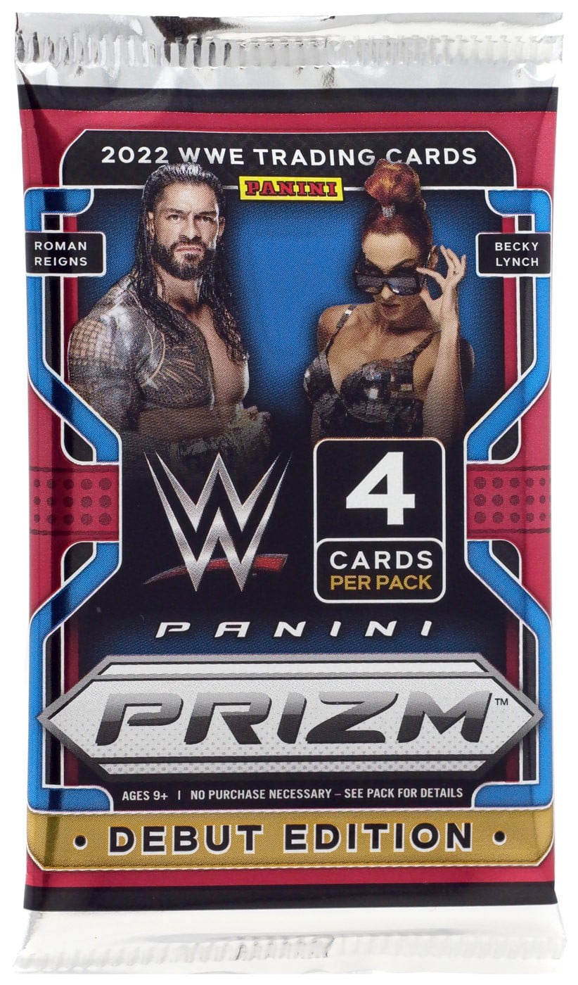 WWE Wrestling Panini 2022 Prizm Debut Edition Trading Card BLASTER Pack ...