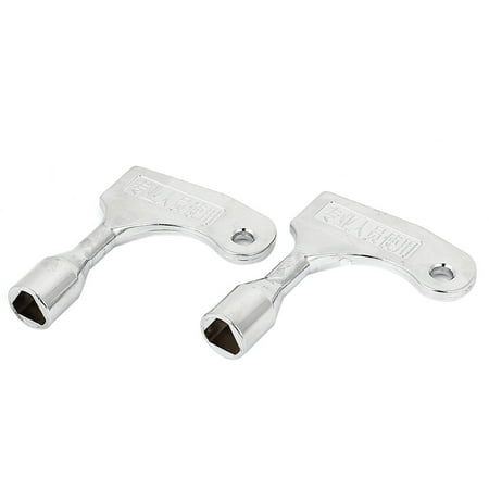 Elevator Emergency Lift Door Release Metal Triangle Lock Keys 9mm Hole ...