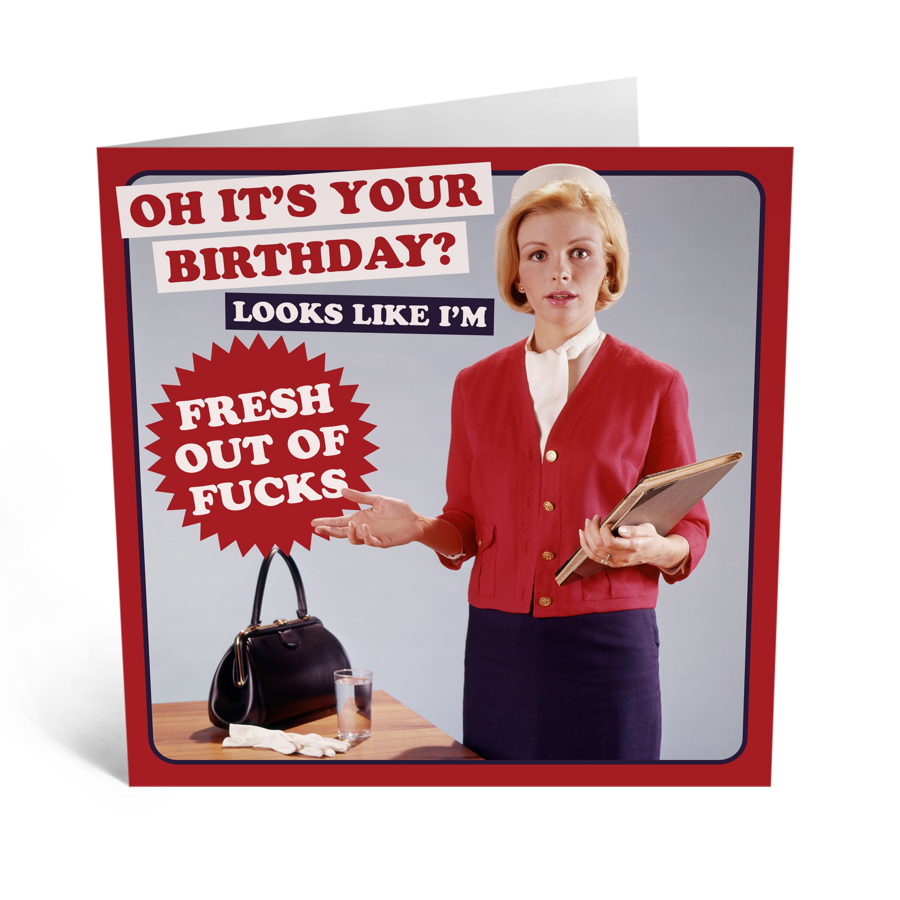 Central 23 Funny Birthday Card Fresh Out Of F Ks Rude Birthday