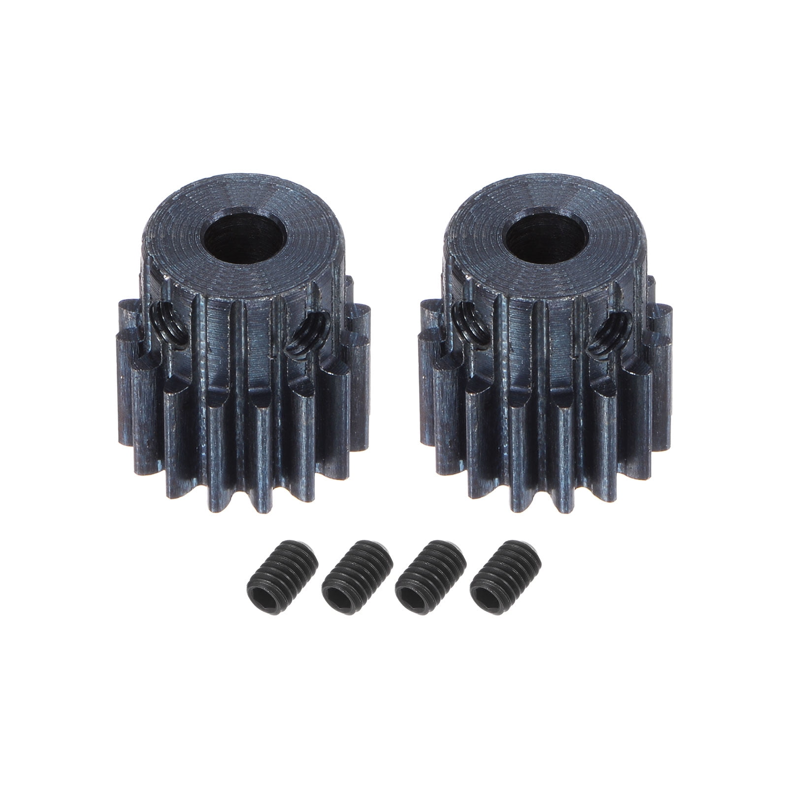 1Mod 16T Piñón Engranaje 5mm Diámetro Endurecido Acero Motor Cremallera ...