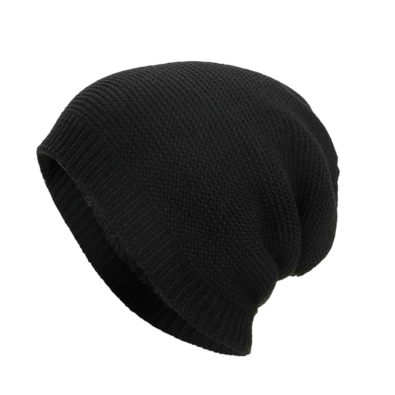 Click here for Pisexur Mens Winter Hat Solid Color Fleece Lined K... prices
