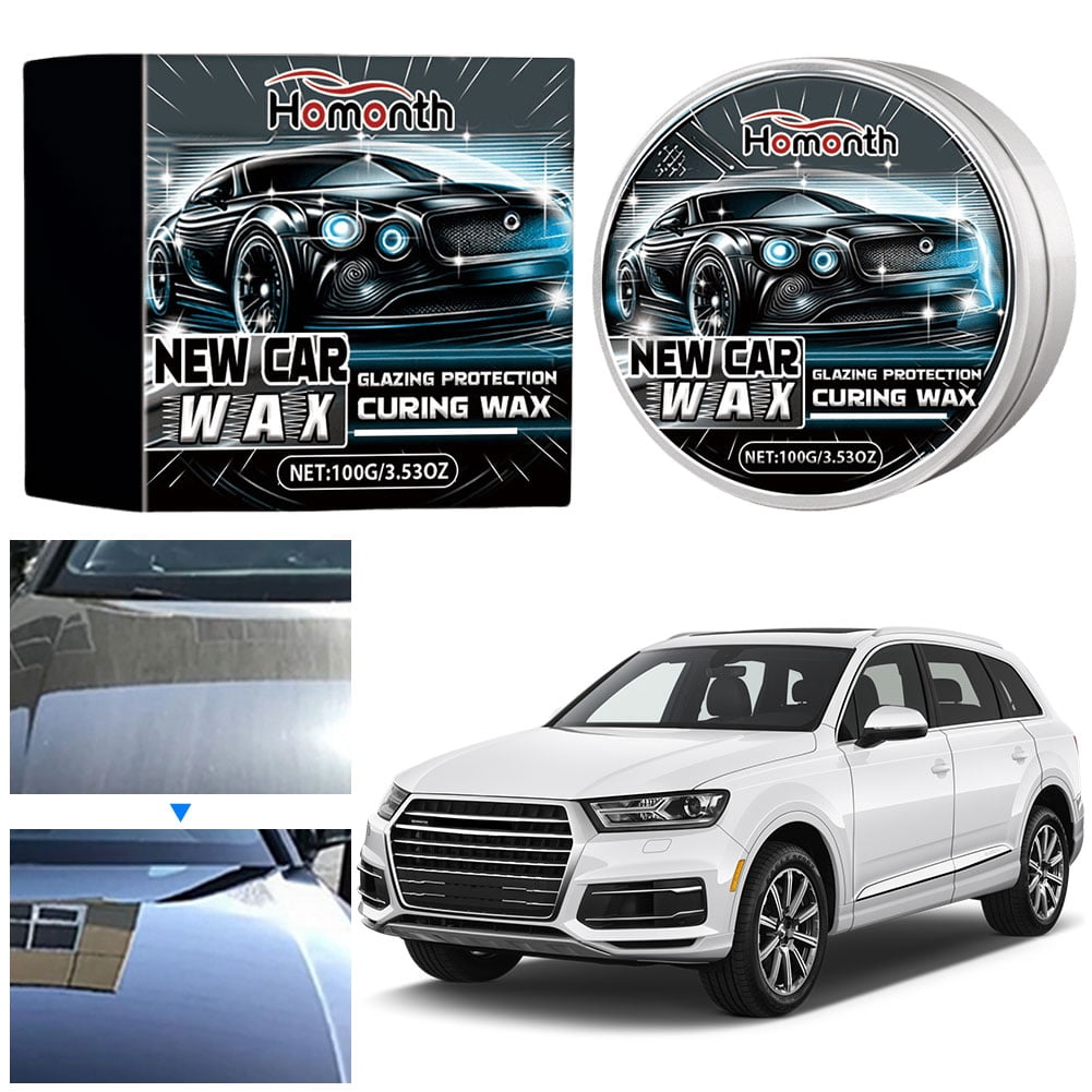 Cera para Coche Cuidado Pintura Automóvil 100g Brillo Revestimiento ...