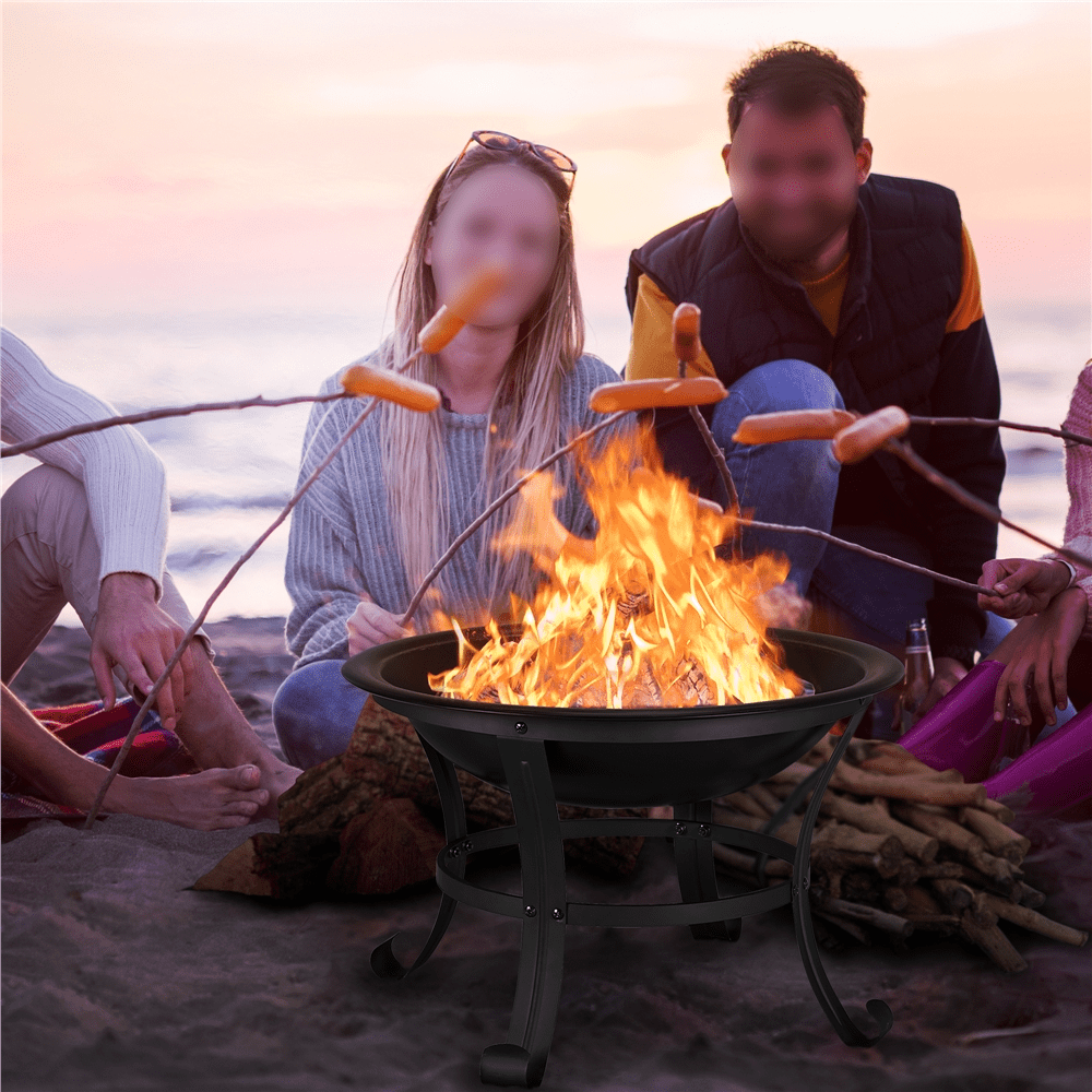 Click here for Yaheetech 22inch Outdoor Round Fire Pit With Mesh... prices