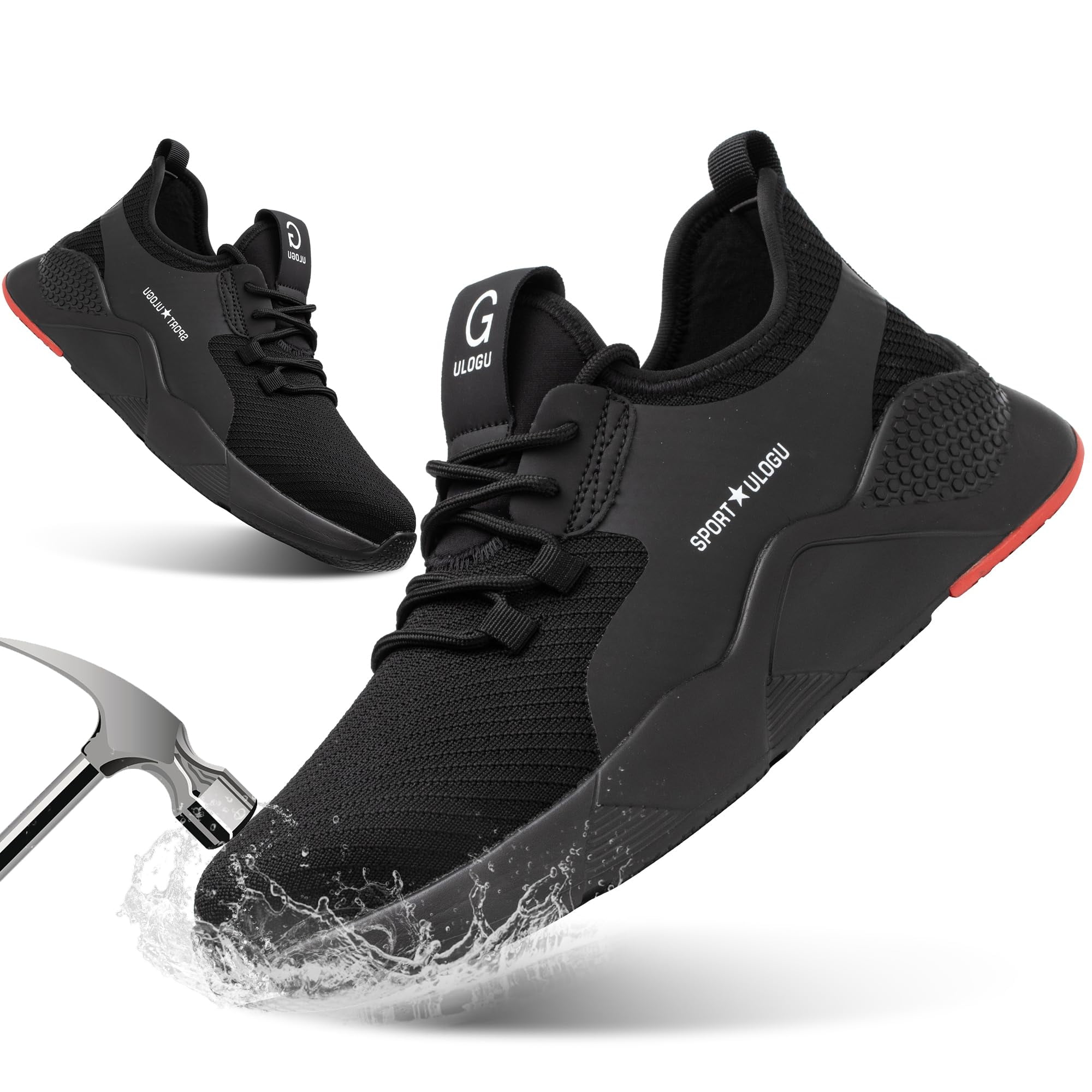 Click here for Ulogu Waterproof Steel Toe Shoes For Men Women Lig... prices