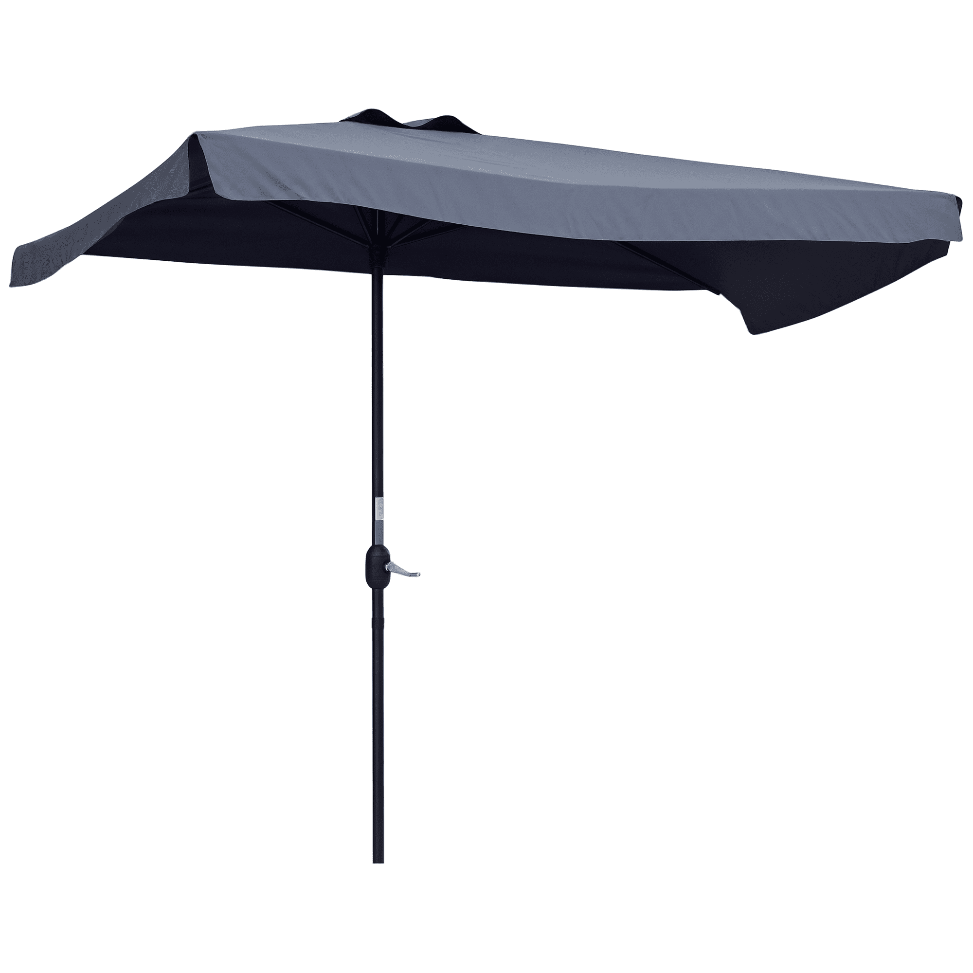 Click here for Outsunny 7.5ft Half Umbrella Patio Parasol Sun Sha... prices