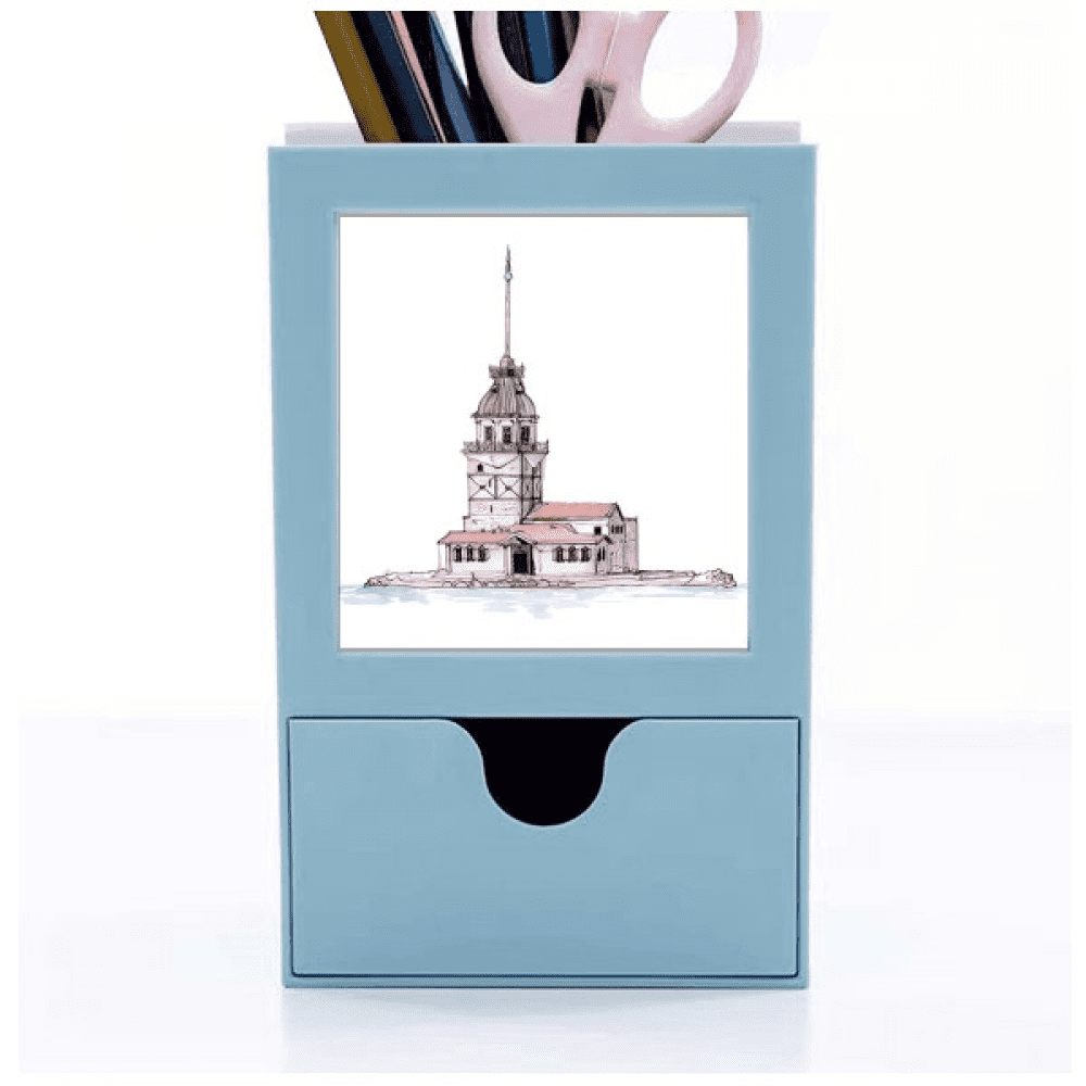Tower Istanbul Turkey Desk Supplies Organizer Pen Holder Card - Walmart.com