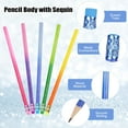 RETON 60PCS Color Changing Mood Pencil with Eraser, Wooden Glitter ...