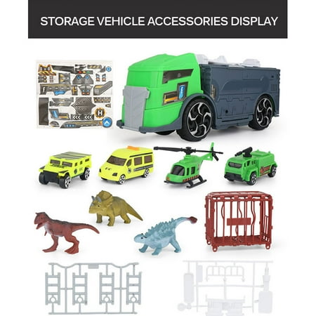 Dinosaur Toys Truck Carrier Truck tractor Dinosaur Toys With Dinosaur ...