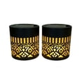 2 Pack Solar Lanterns Outdoor – Mandala Pattern Warm Light, Hanging ...