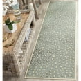SAFAVIEH Paradise Ronnie Spotted Area Rug, Cream/Spruce, 5'3" x 7'6 ...