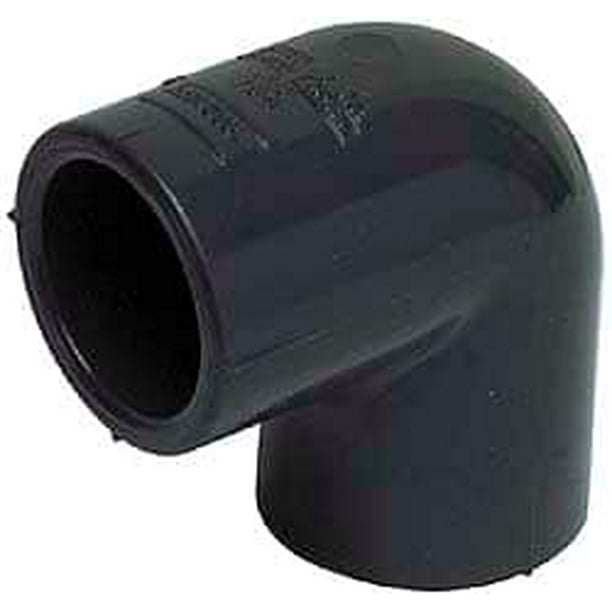 Value Collection 6" PVC Plastic Pipe 90° Elbow Schedule 80, Slip x Slip ...