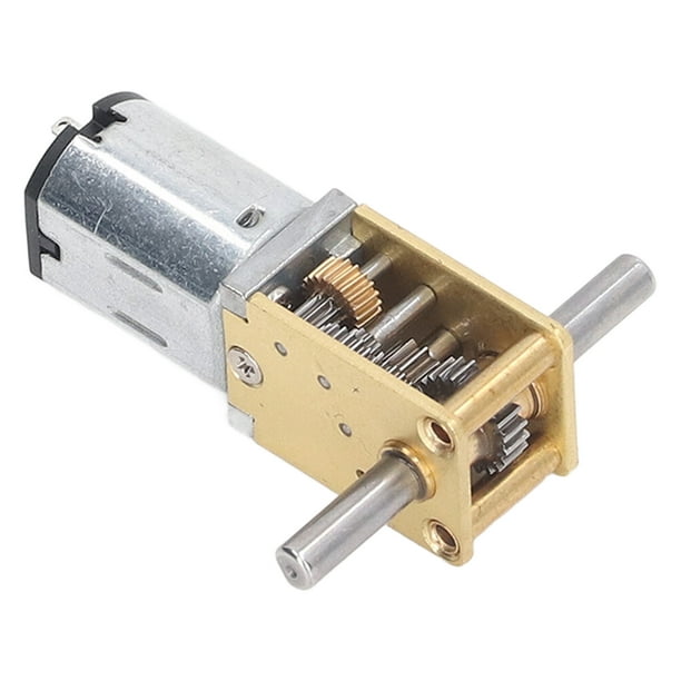 Micro Geared Motor, Large Torsion Metal Gear 4RPM Reduction Geared ...