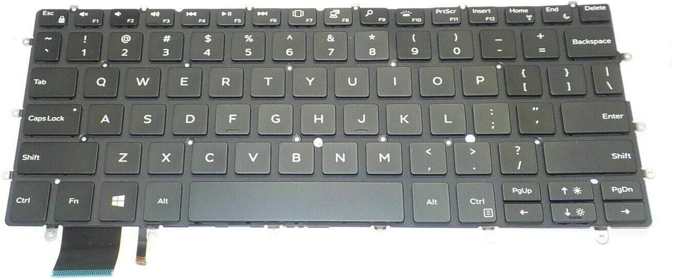 New US Black English Backlit Laptop Keyboard (Without palmrest) for ...