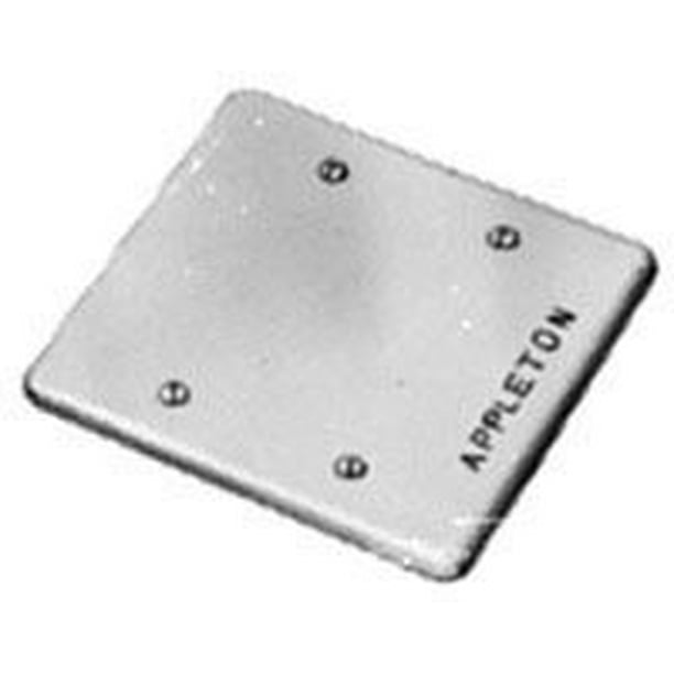 Appleton FSK-2B, 2-Gang, Blank, Cast Hub Device Box Cover, 1pc ...