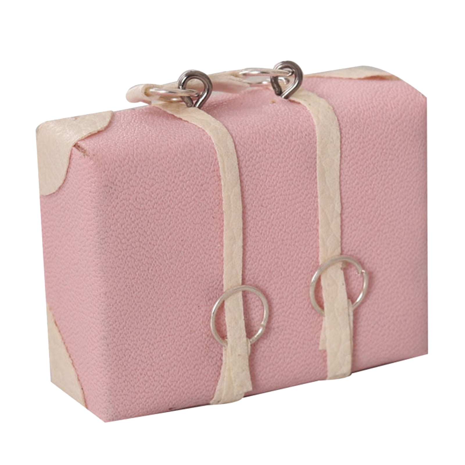 Skindy Vintage Mini Suitcase Model - 1:12 Scale with Handle Design and ...