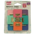 Clip-rite Binder Tabs, Assorted Gold Plated, 8 Per Pack, 6 Packs ...