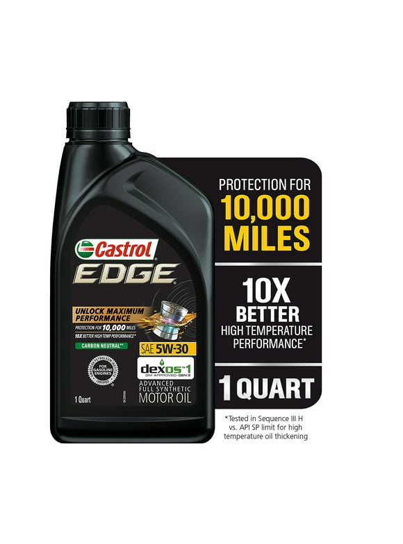 Castrol EDGE 5W-30 in Castrol Oil - Walmart.com