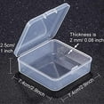 6 Pieces Mini Plastic Clear Beads Storage Containers Box for Collecting ...
