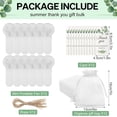12-pack wedding white handheld fan set, guest summer wedding gift mini ...