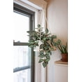 , 20 Inch Artificial Ivy in Ceramic Pot Faux Vine Potted for Bedroom ...