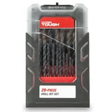 Hyper Tough 29-Piece Black Oxide Drill Bit Set with 118 Degree Bits and ...