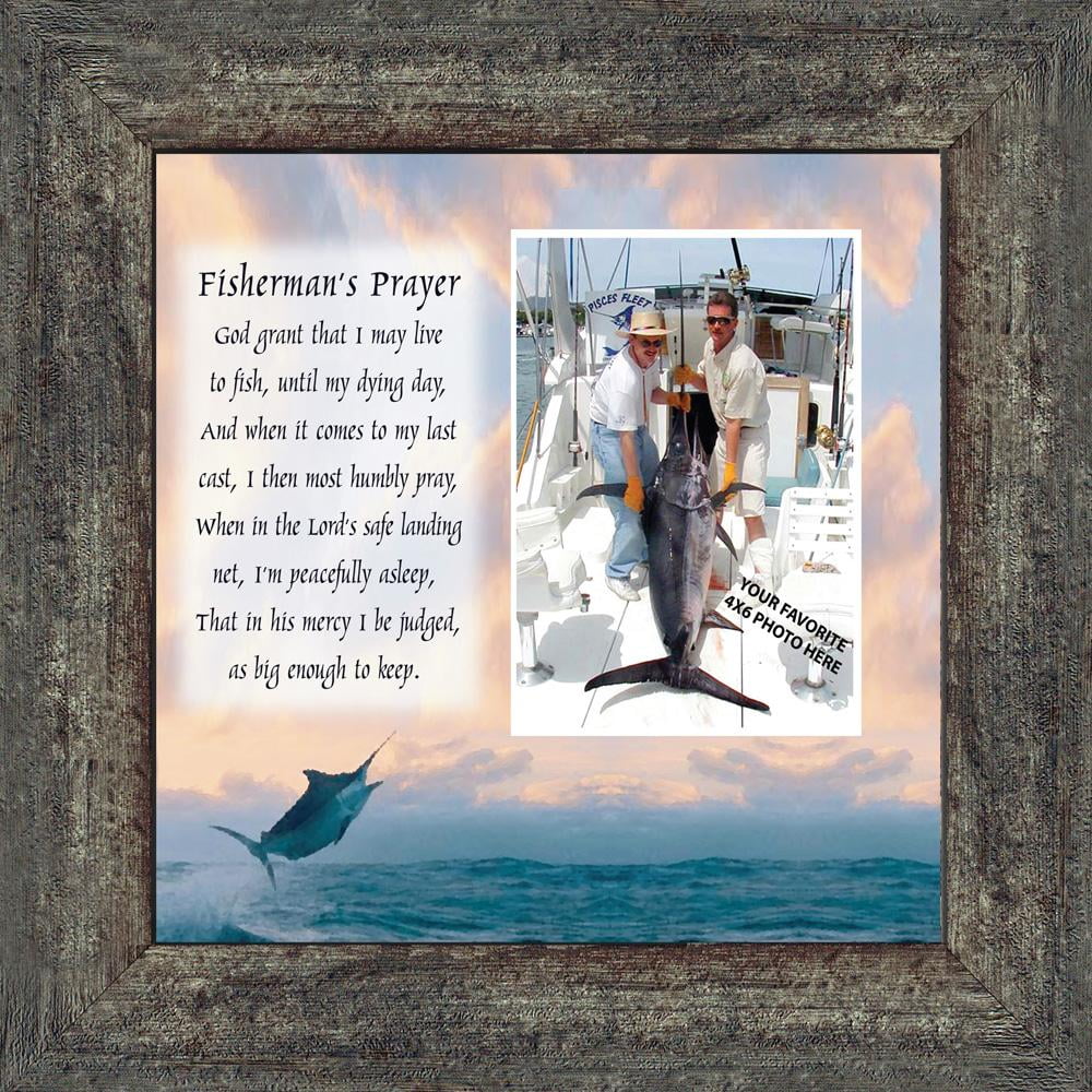 Deep Sea Fisherman's Prayer, Fisherman's Prayer, Fishing Gifts, Beach ...