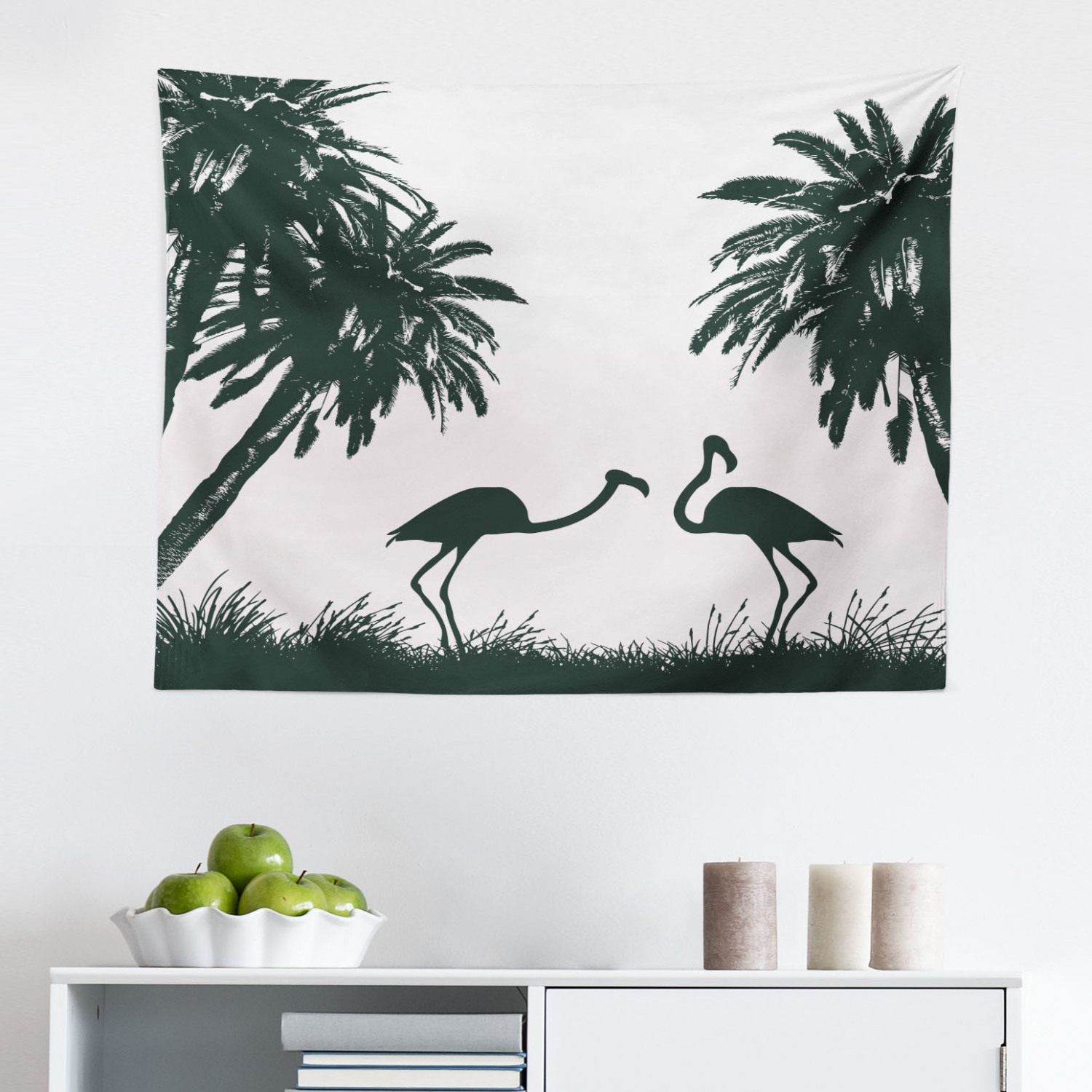 Butterfly Tapestry, Spring Arrangement of Hand Drawn Butterflies Modern ...