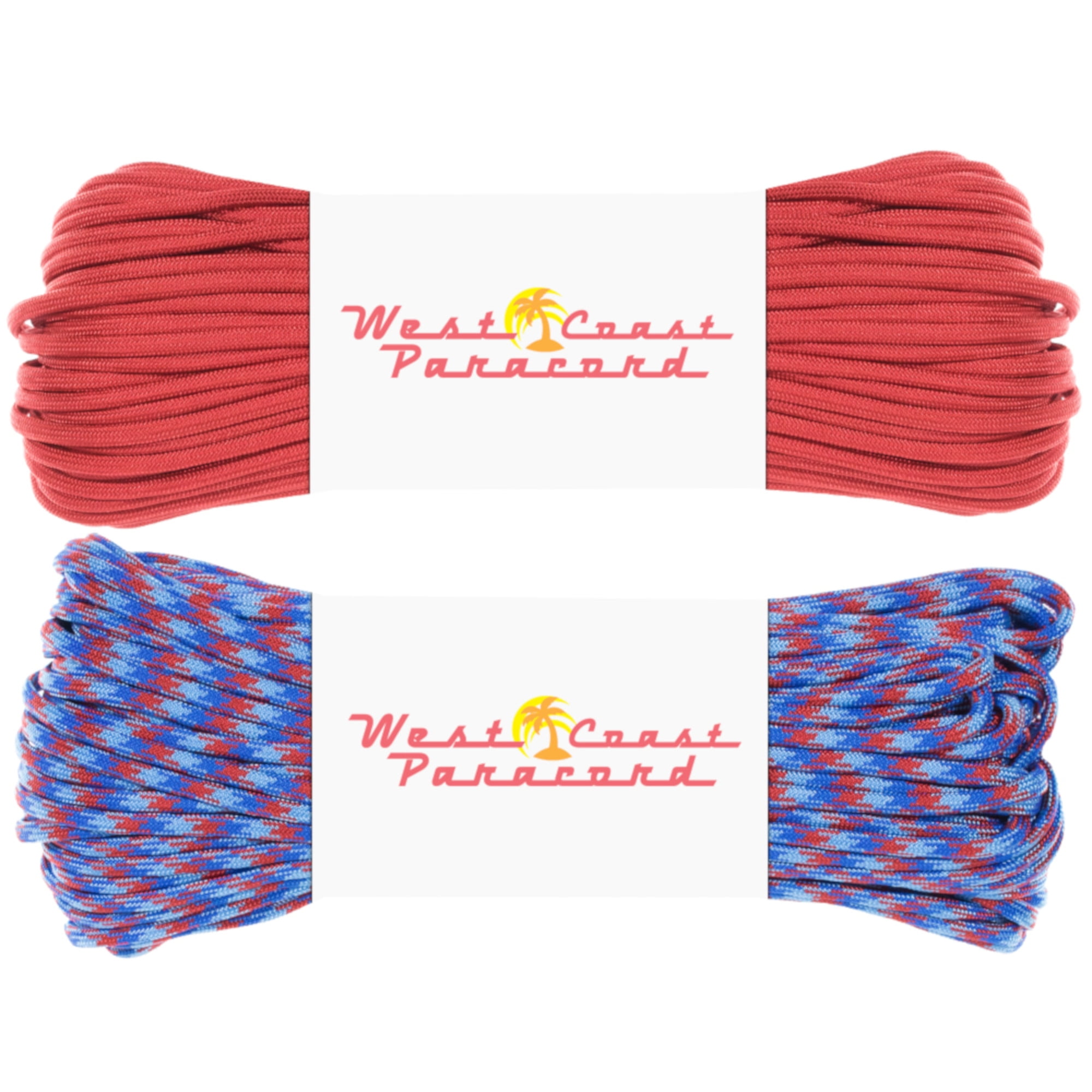 West Coast Paracord SAVE AND BUNDLE - 200 Foot Value Pack - Two 100 ...