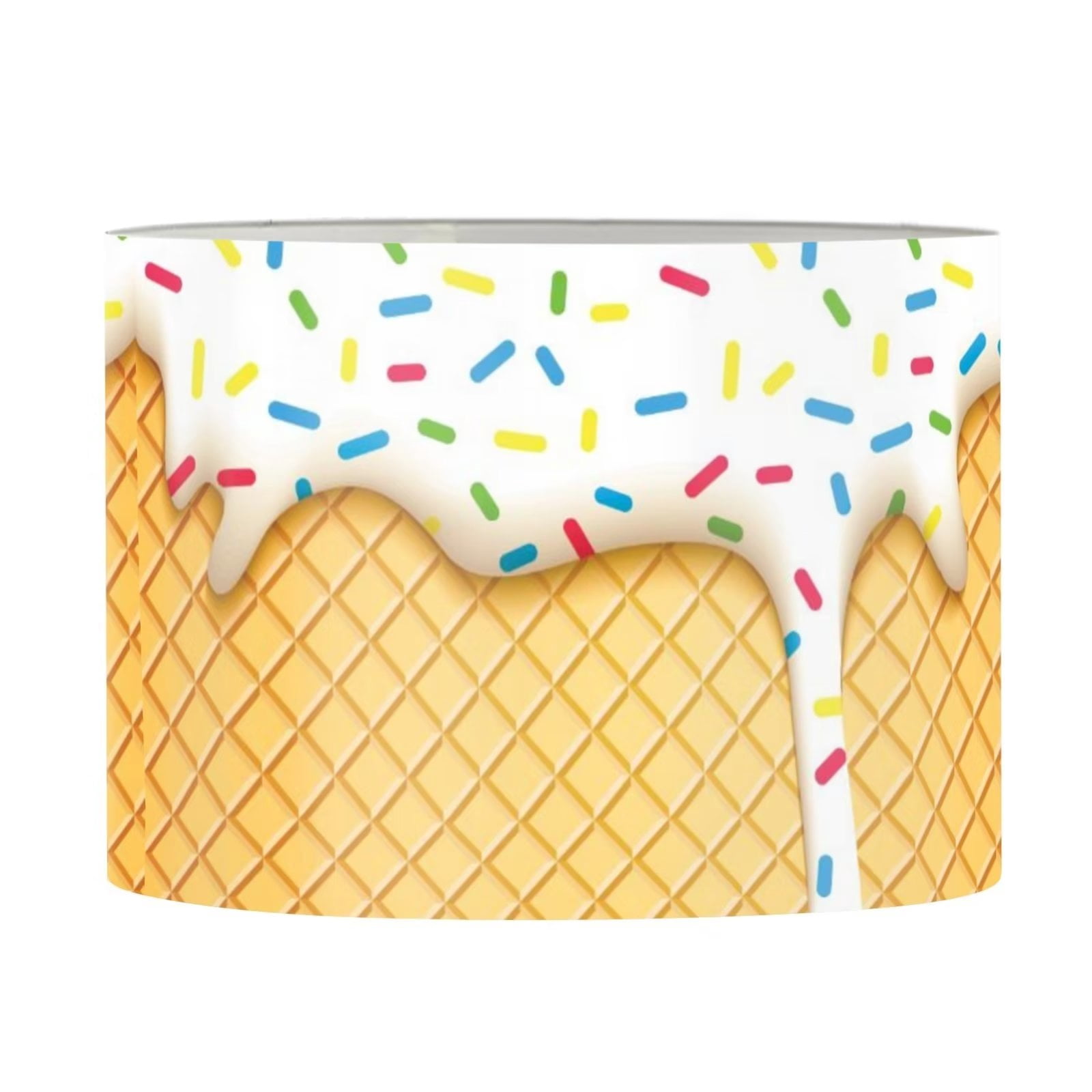 NETILGEN Traditional Lamp Shade for Table Floor Lamp Ice Cream Waffle ...