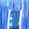1 Pcs Foil Curtain Backdrop,39.3 Inch Metallic Tinsel Foil Fringe ...