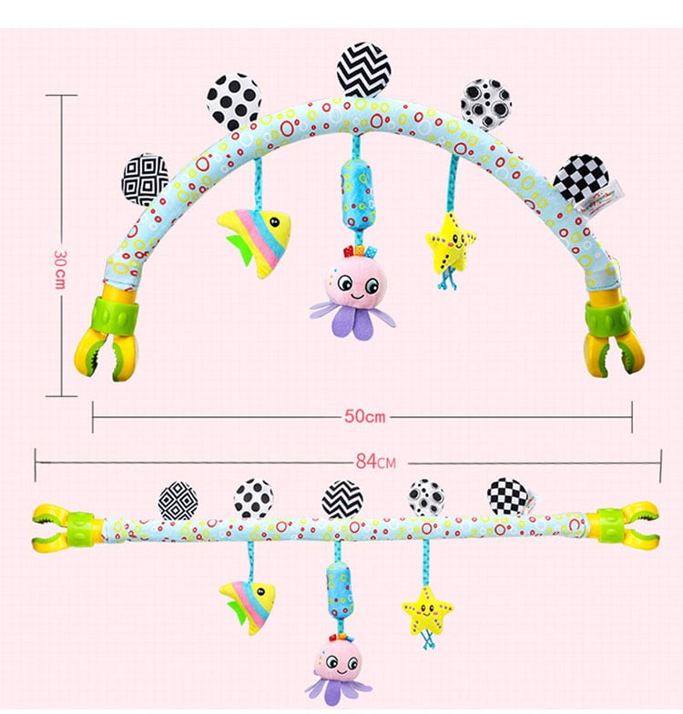 VATENIC Baby Travel Arch Bassinet Toys,aby Crib Stroller Accessory ...