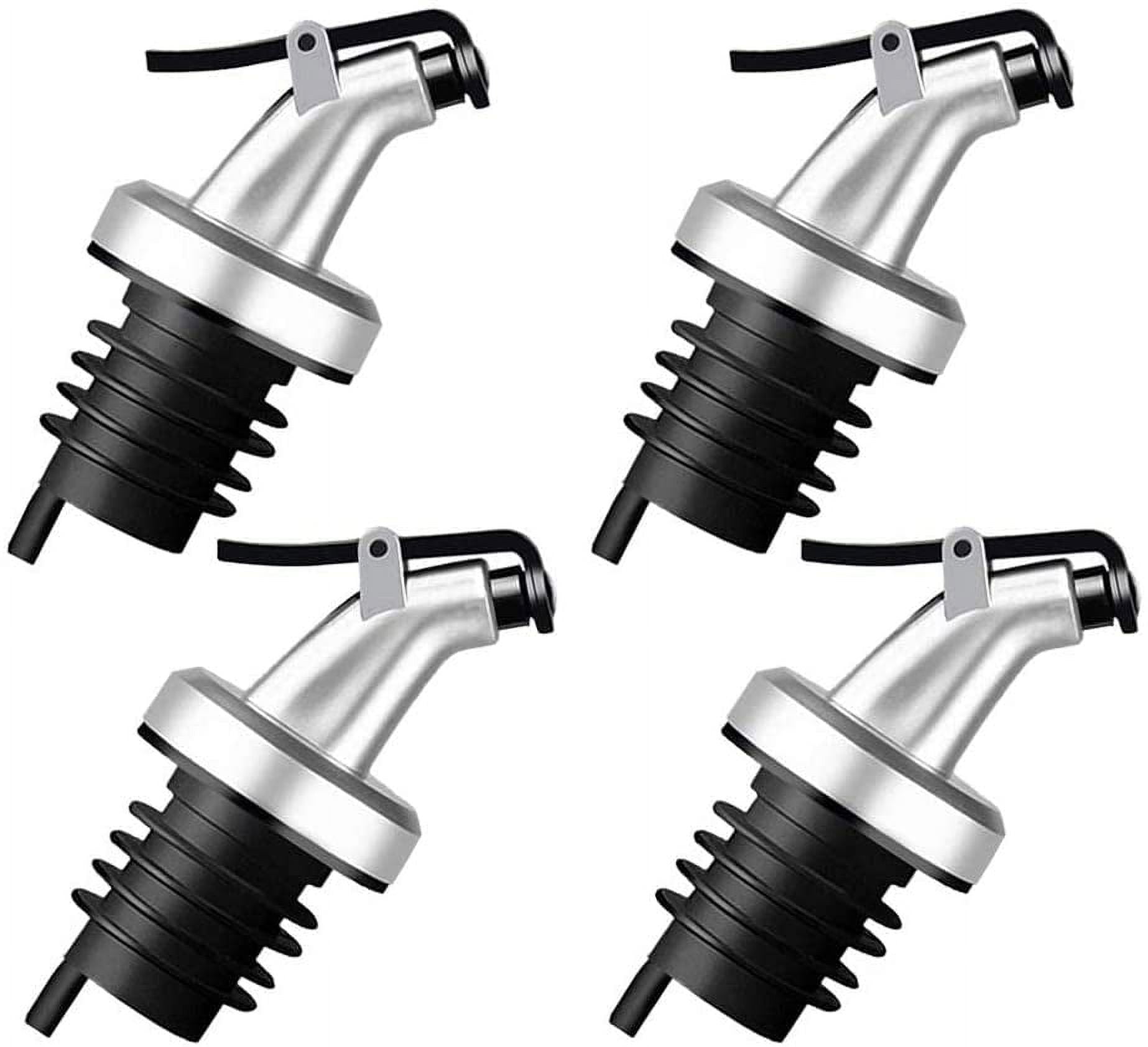 4 boquillas para verter aceite, dispensador de botellas de aceite de oliva con boquilla a prueba ...