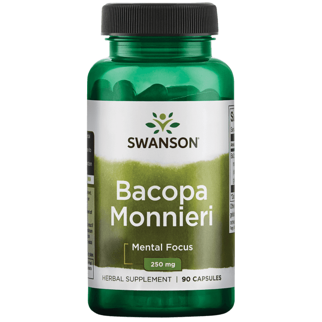 Swanson Bacopa Monnieri 250 mg 90 Capsules - Walmart.com - Walmart.com