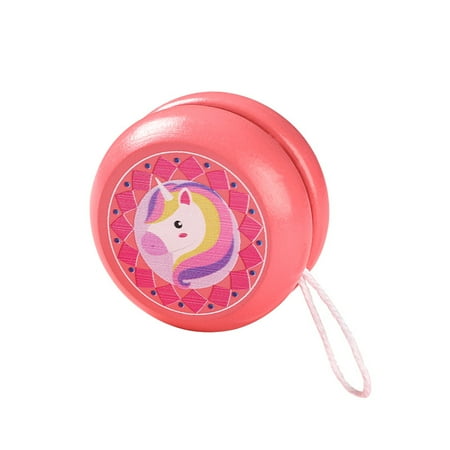 SHARKDOOK Cartoon wooden yo-yo children cute animal yo-yo kindergarten ...