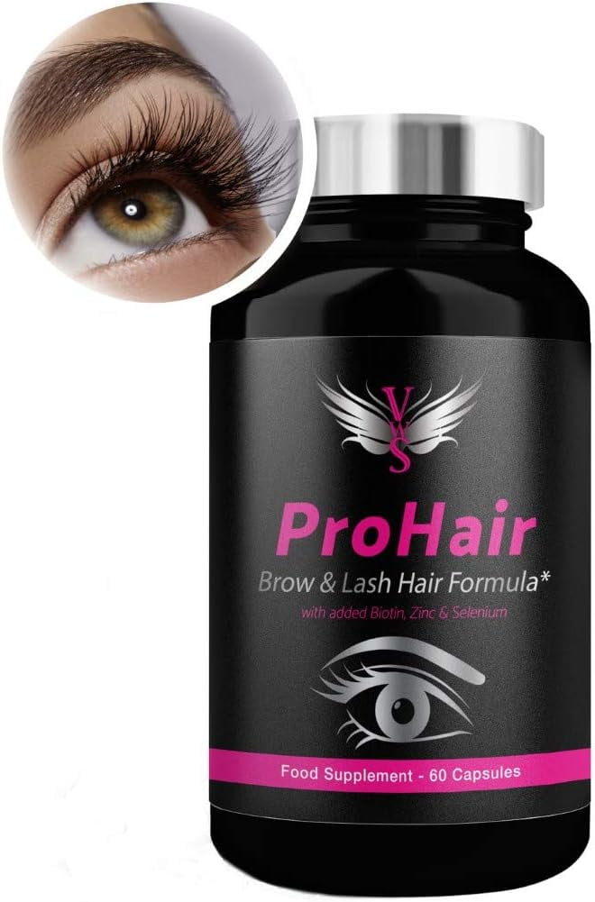 Biotin Hair Growth Supplement, 60 Capsules for Thicker Hair, Brows ...
