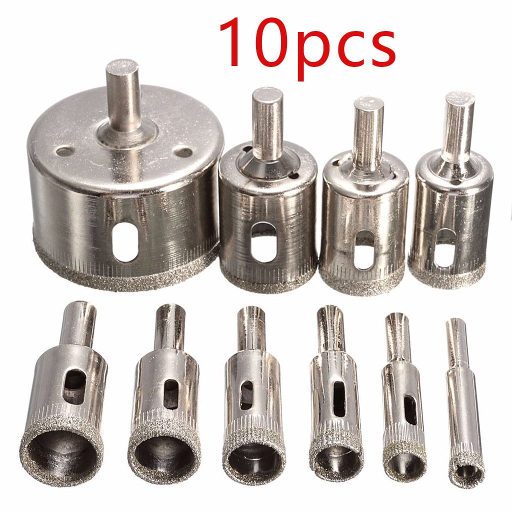 Click here for Fridja 10pcs 6-30mm Diamond Hole Saw Drill Set 100... prices