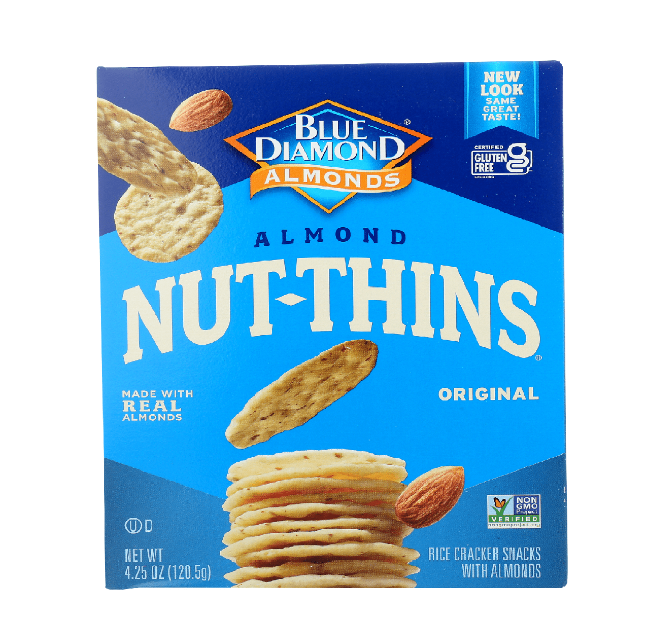Blue Diamond Cracker Nut Thin Almond,4.25 oz (Pack of 12) - Walmart.com