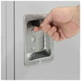Single Tier Locker, 12x18x60, 3 Door Ready To Assemble, Gray - Walmart.com